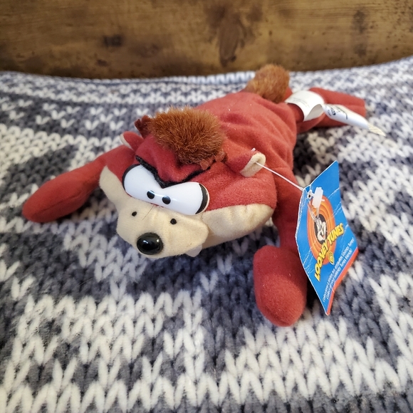 play by play | Toys | Taz Manian Devil Looney Tunes Plush New Vintage ...